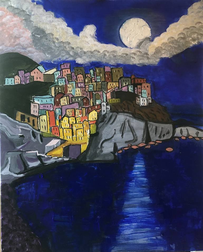 Abstract Italy Painting by Julia Vaughn | Saatchi Art