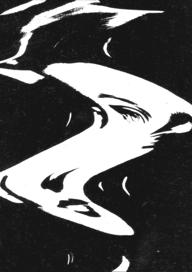 Face 1 Printmaking by Mark Jackson | Saatchi Art