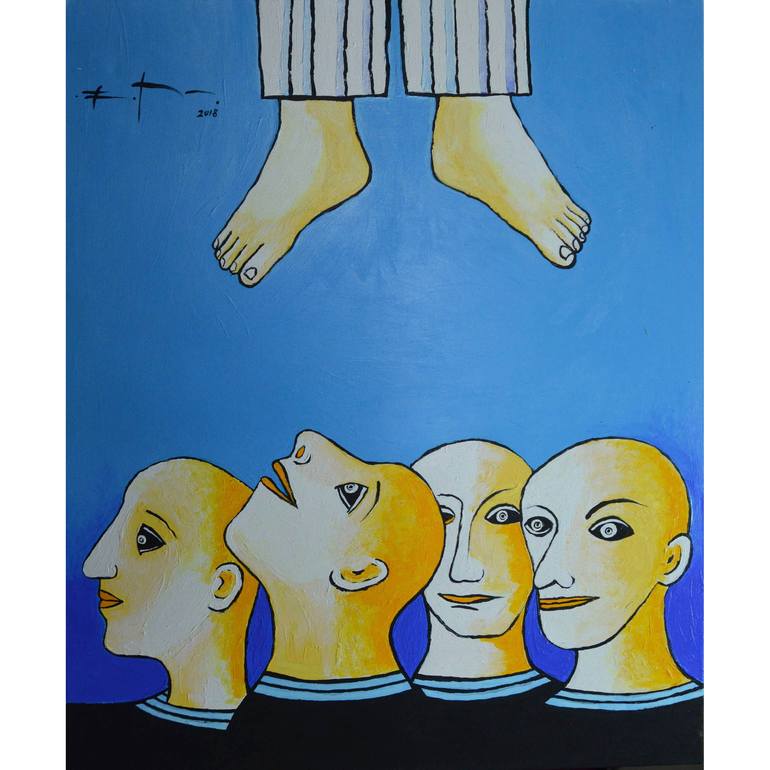 take-off Painting by andrei katz | Saatchi Art