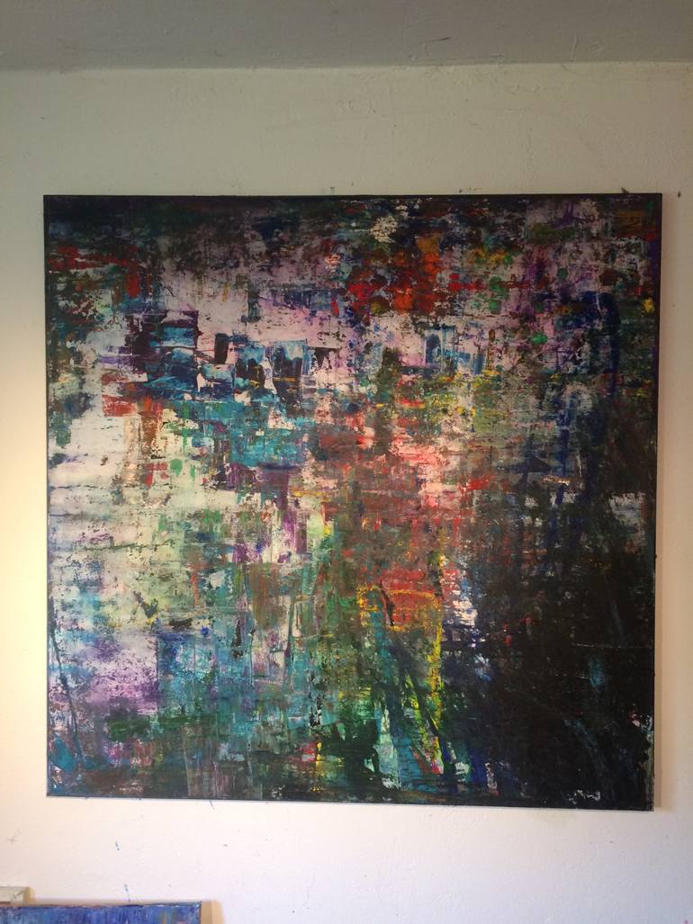 The Color darkness Painting by Florian Bubner | Saatchi Art