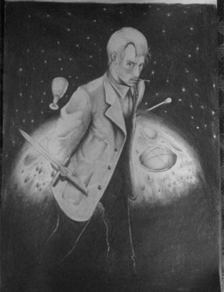 Tarot 2 Drawing by Kerry Creech | Saatchi Art