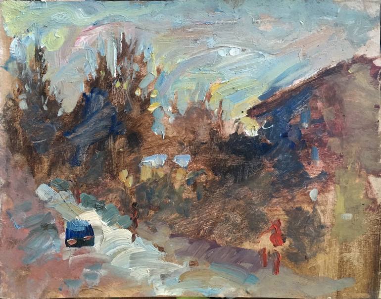 landscape 2 Painting by Art Group Outcast | Saatchi Art