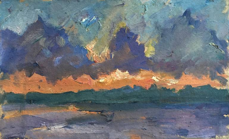 landscape 3 Painting by Art Group Outcast | Saatchi Art