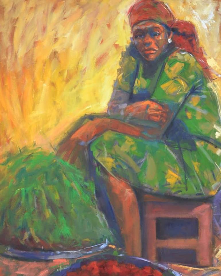 expectation Painting by Nurudeen Popoola | Saatchi Art