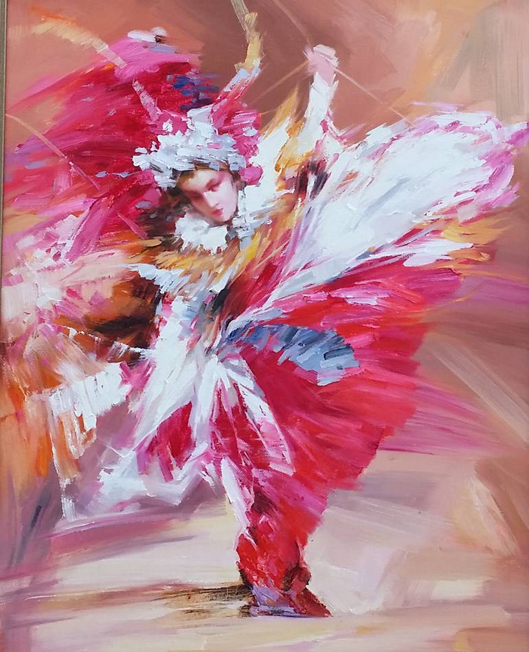 Chinese Peking Opera characters-1 Painting by Tao Li | Saatchi Art