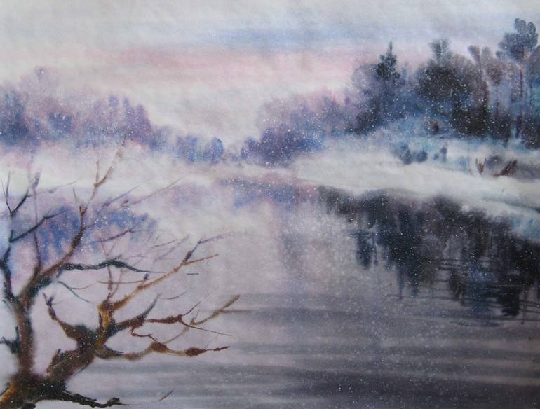Cold water Painting by Serhii Shcherbakov | Saatchi Art