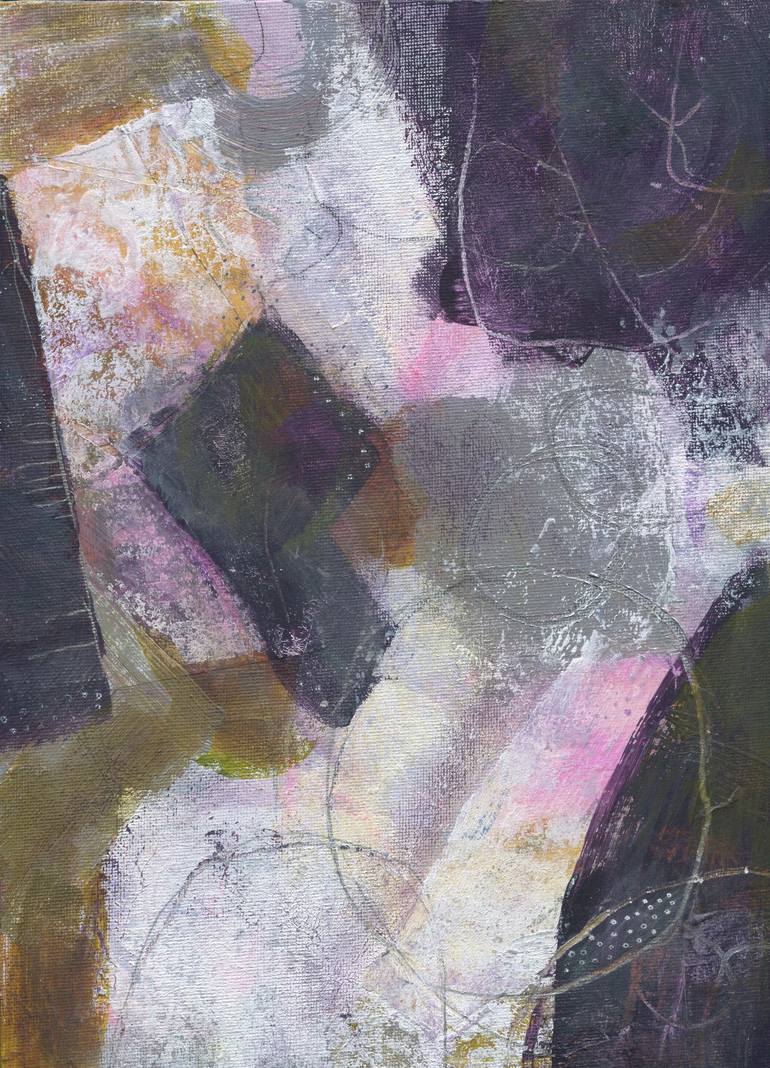 Violet serie 3 Painting by Marta Nowicka | Saatchi Art