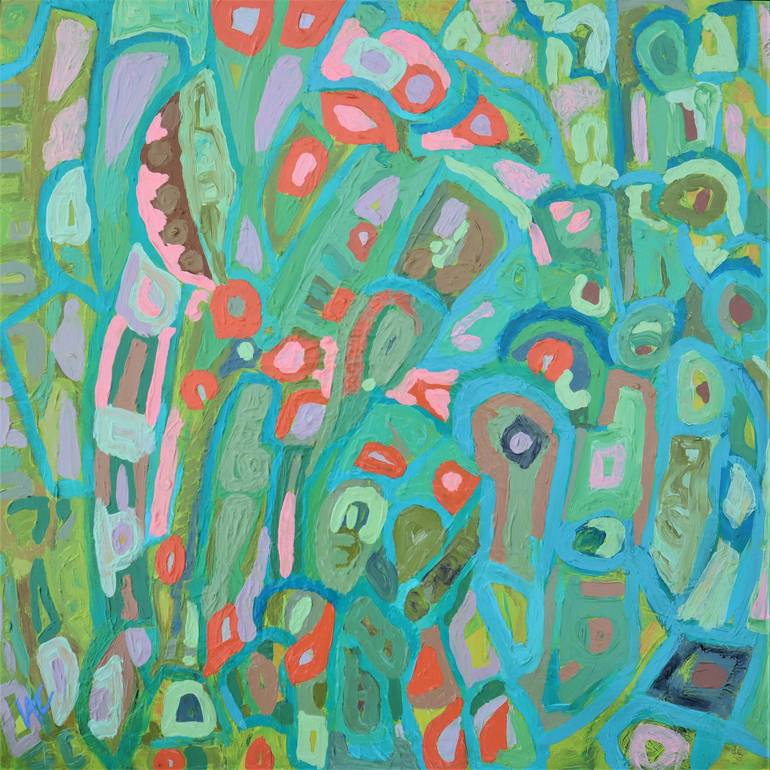 the forest for the trees Painting by Laura Chapman | Saatchi Art
