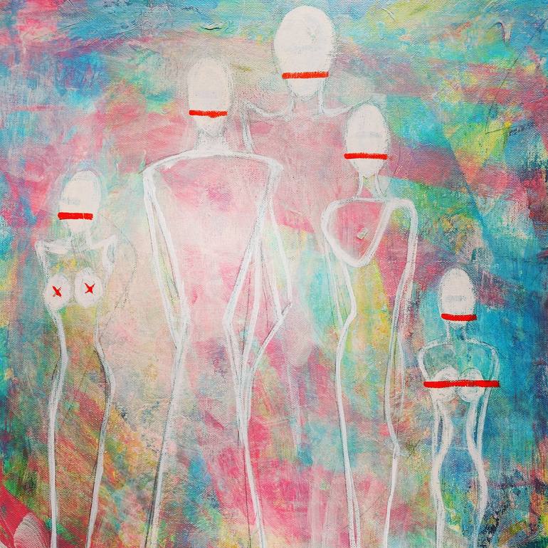 Censored Painting by Dawn Leach | Saatchi Art