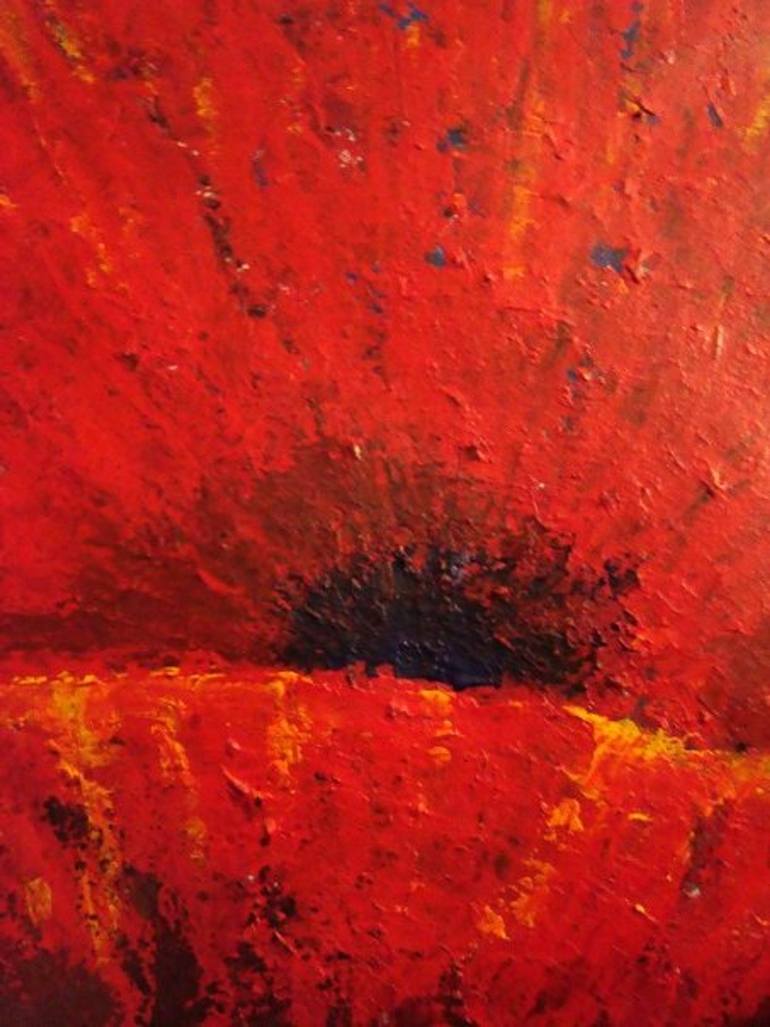 Poppy Painting by Andrew Charles | Saatchi Art