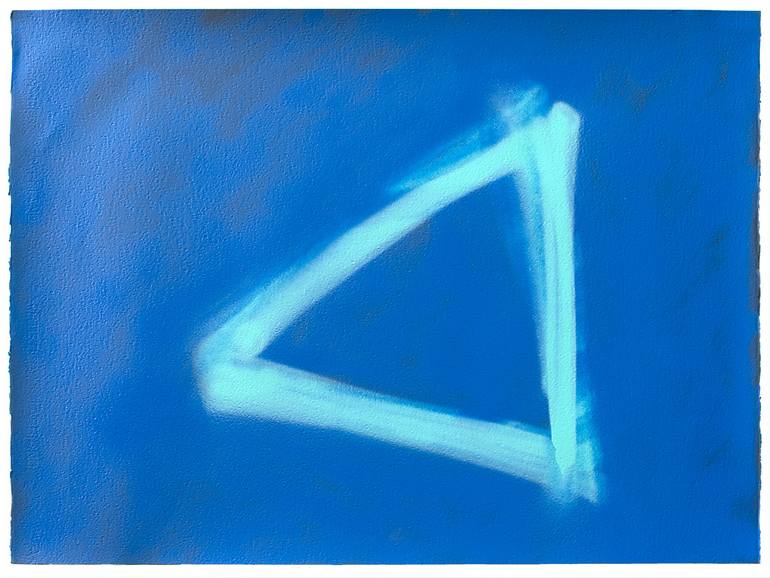 Blue Triangle 1912 Painting by Nick Philo | Saatchi Art