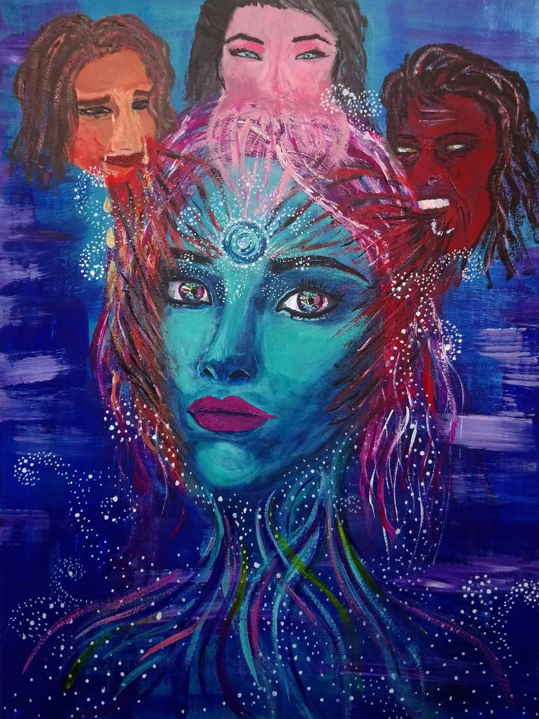 The Empath Painting by Eva Maria HUNT | Saatchi Art