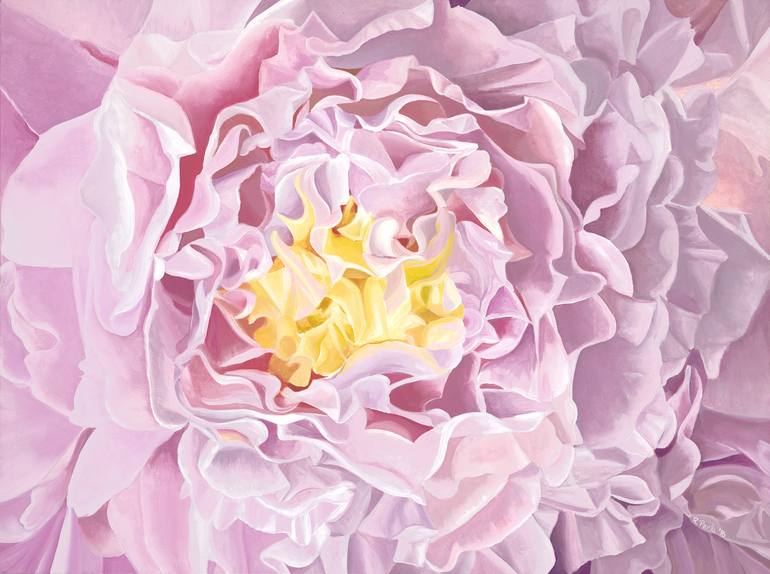 Peony 3 Painting by Rachel Perls | Saatchi Art