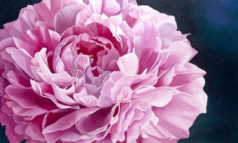 Peony 5 Painting by Rachel Perls | Saatchi Art