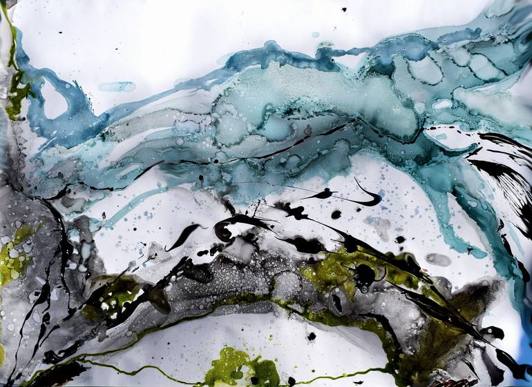 Ocean Mist Painting by Daisy Chadwick | Saatchi Art