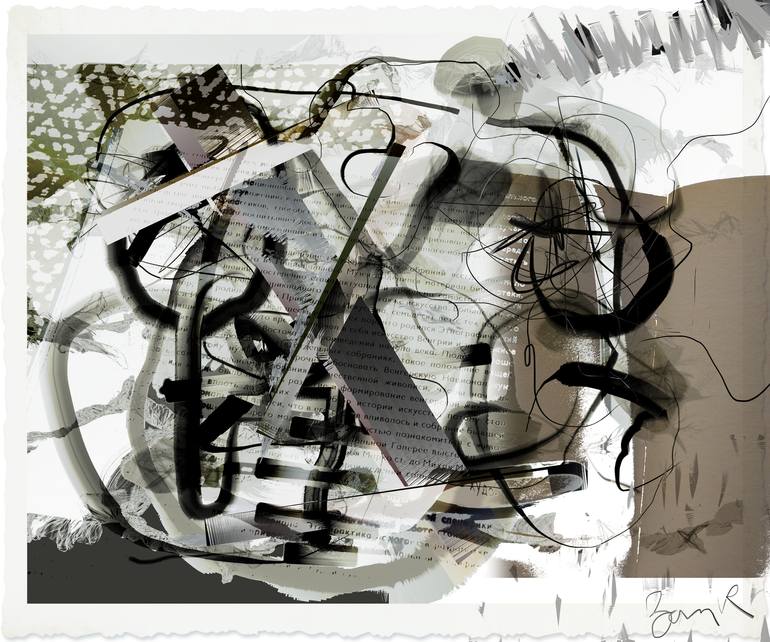 smok an mirrorz Painting by barry rich | Saatchi Art