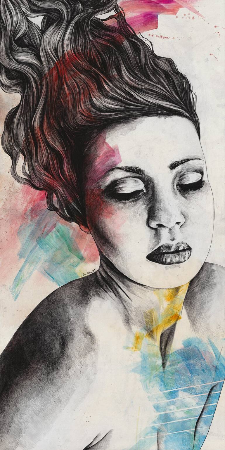 The Fragile Art of Existence Drawing by Marco Paludet | Saatchi Art