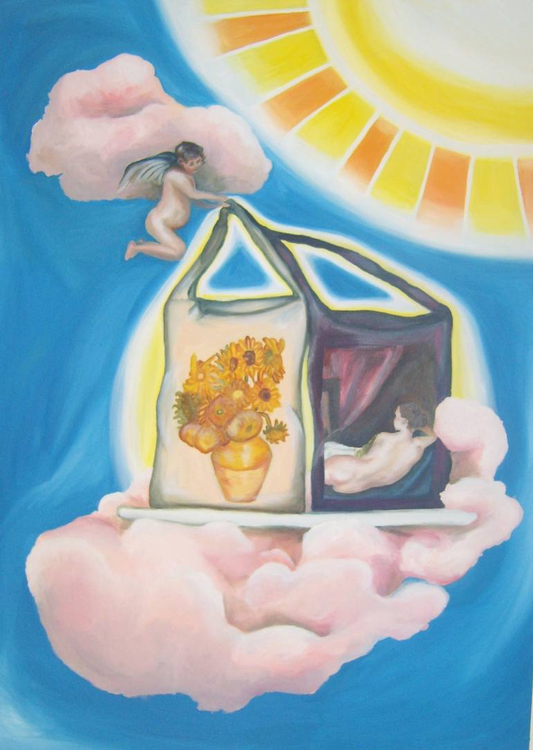 Just Like A Scene From Heaven Painting by Christabel Mitchell | Saatchi Art