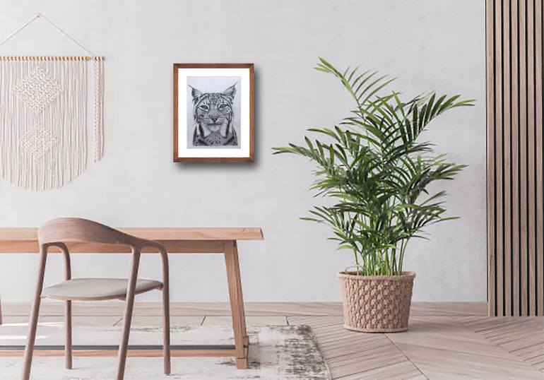 Lynx Drawing by Elena Belous | Saatchi Art