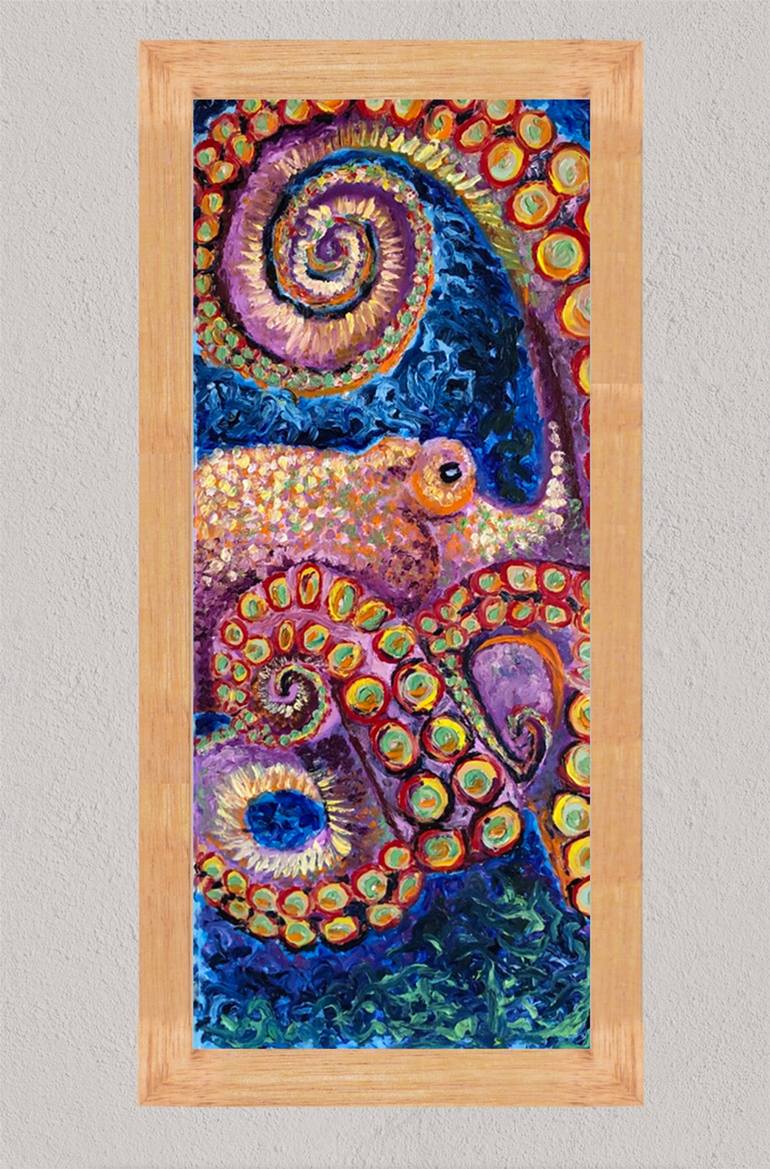 Octopus Painting by Elena Belous | Saatchi Art