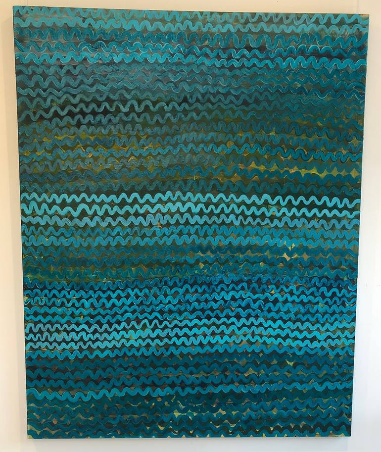 Coastal Path Painting by Amanda McColl | Saatchi Art