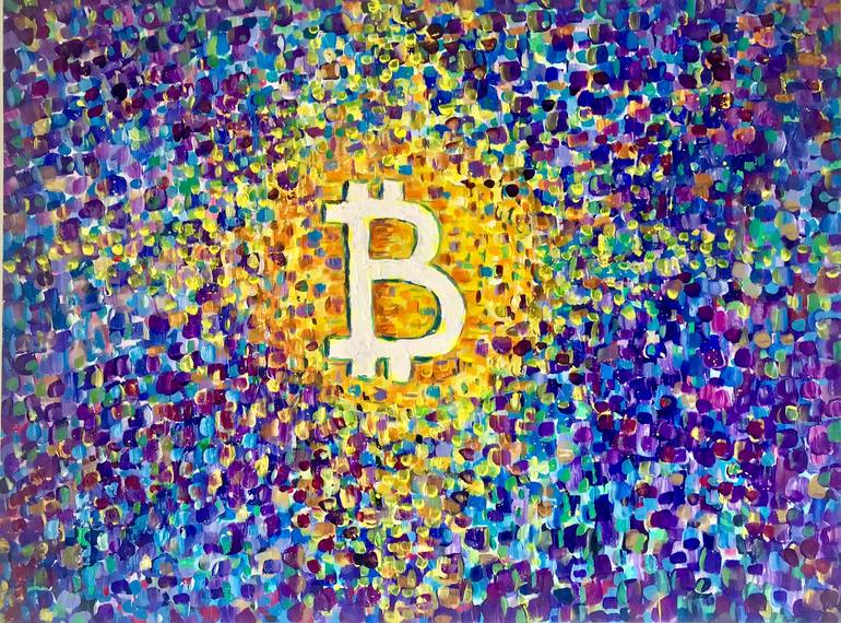 #Bitcoin. Perfect and Decentralised Painting by Aleksandra Hessel ...