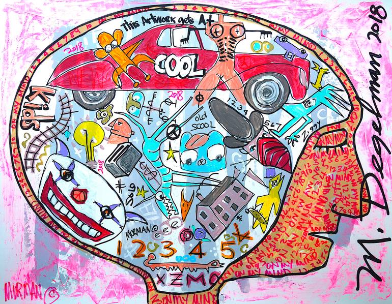 on my mind Painting by Murray Degelman | Saatchi Art