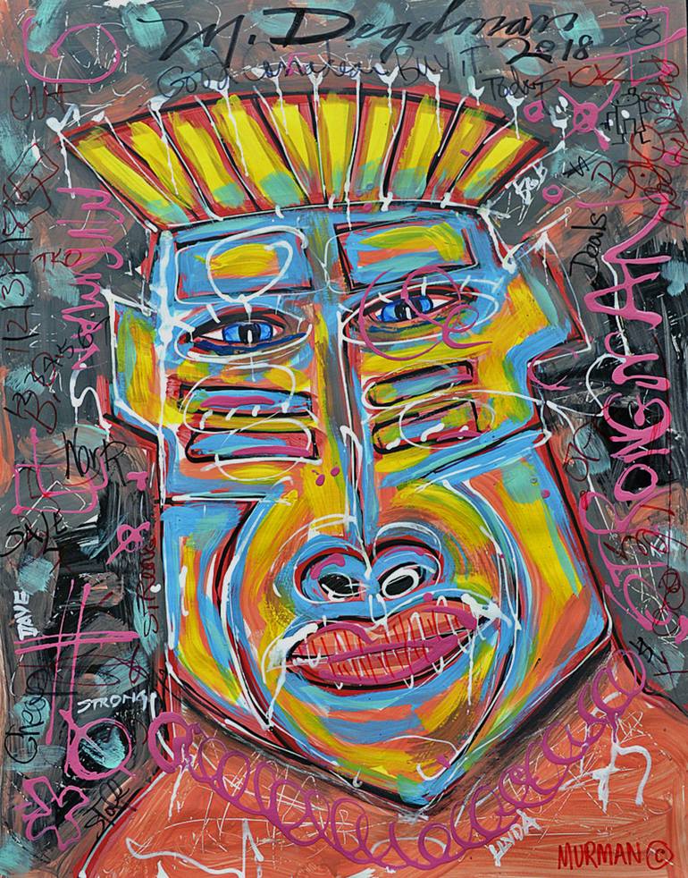 Strongman Painting by Murray Degelman | Saatchi Art