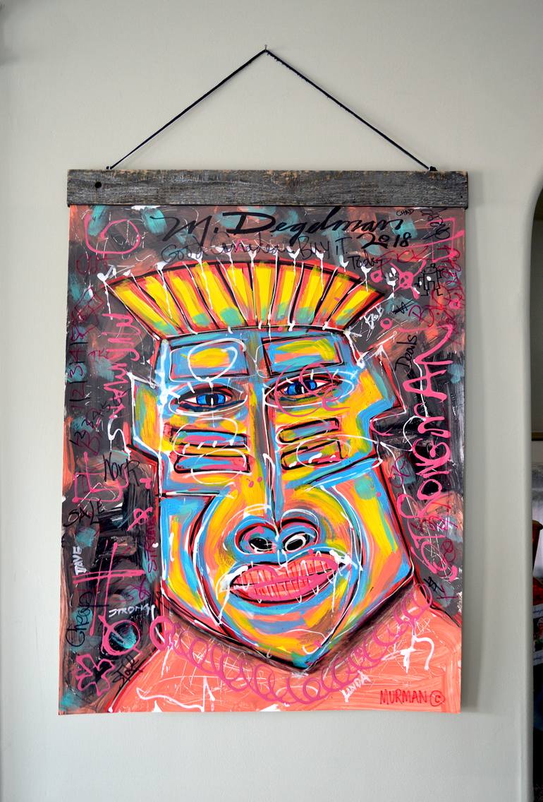 Strongman Painting by Murray Degelman | Saatchi Art