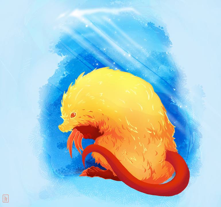 Fire Mole Mixed Media by Rhona Filgueras | Saatchi Art