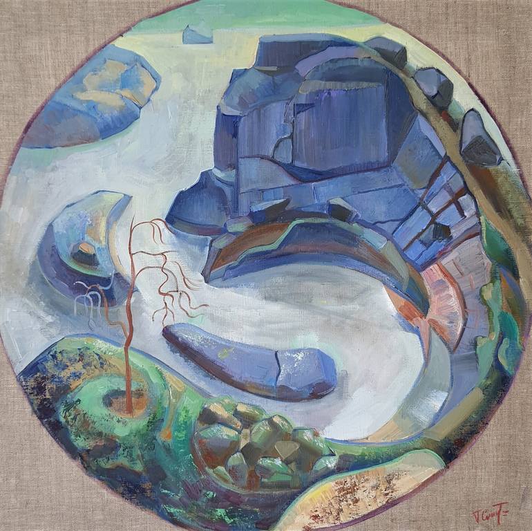 The Earth speaks. North 1 Painting by Tanja Art | Saatchi Art