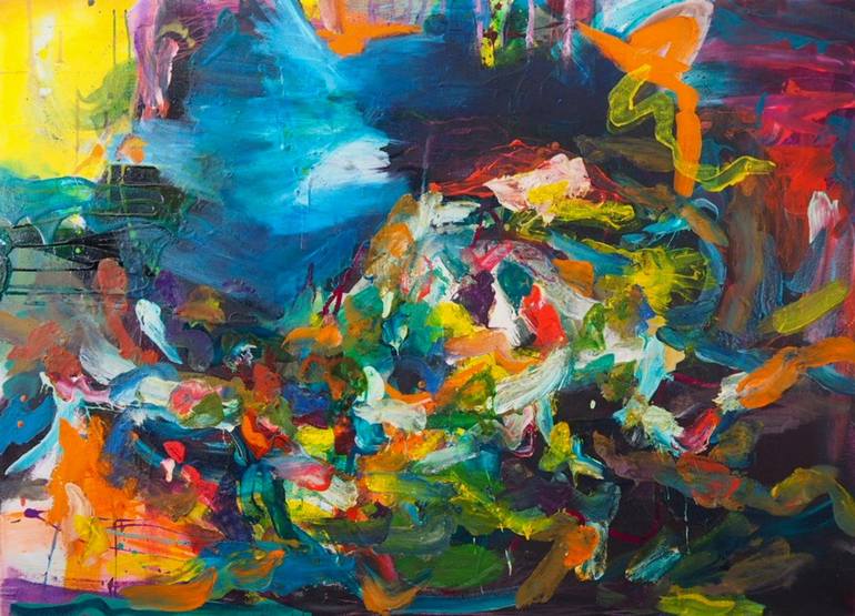 L-Letter#1 Painting by Hannah Bielecki | Saatchi Art