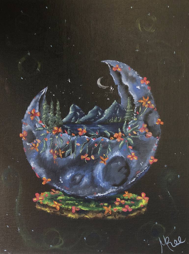 Hidden World Painting by Mikala Ree | Saatchi Art