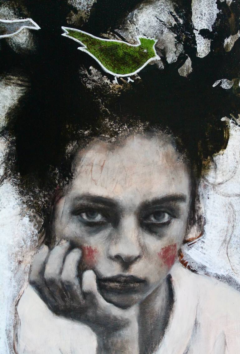 The collector Painting by Federica Belloli | Saatchi Art