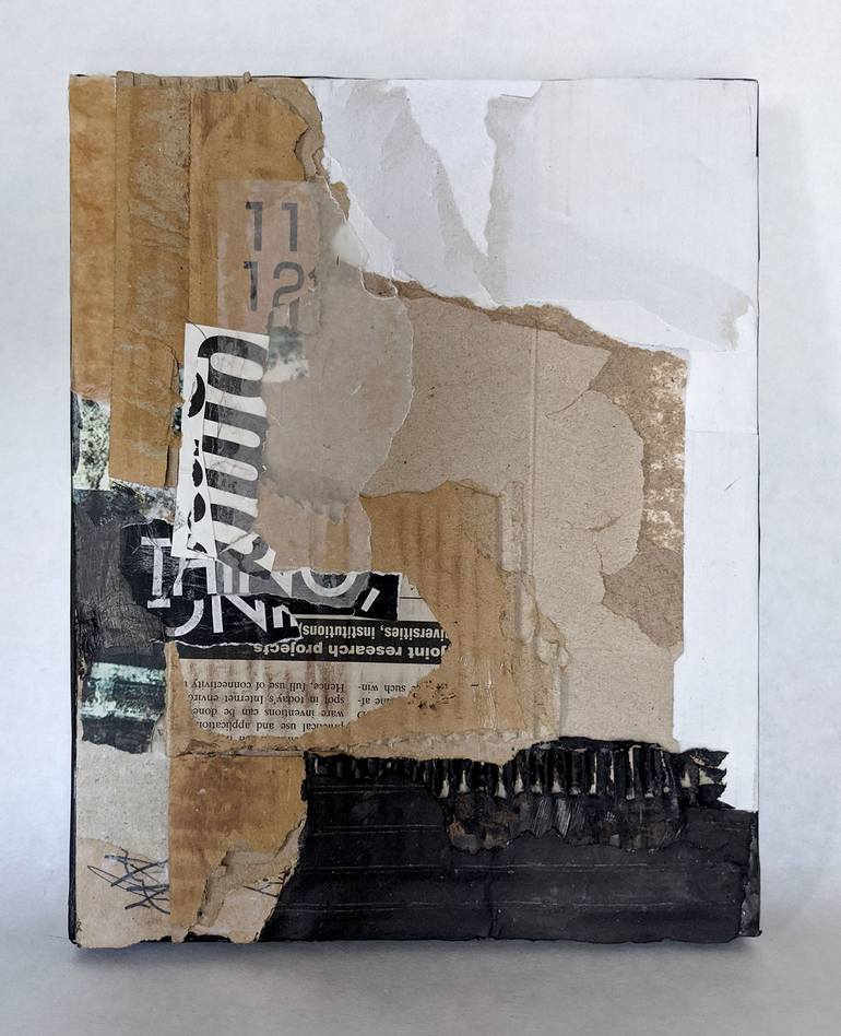 Language overlap Collage by Akemi Kodama | Saatchi Art