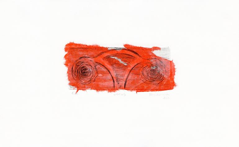 Uterus - Variation 1 - Limited Edition of 1 Printmaking by Vera Almeida ...