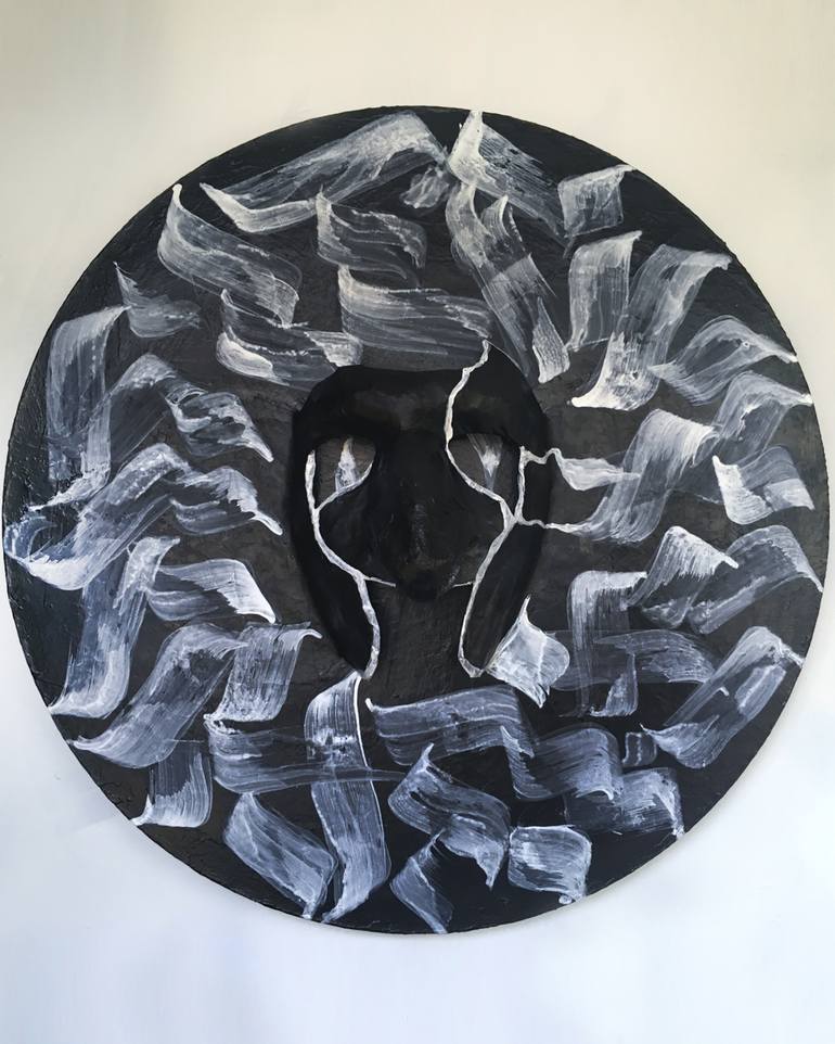 Face of the Devil Collage by Dinar Tatarsky | Saatchi Art