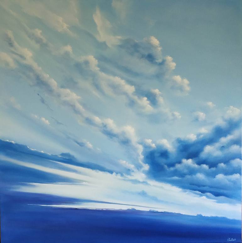 Vers l'évasion Painting by Isabelle Collett | Saatchi Art