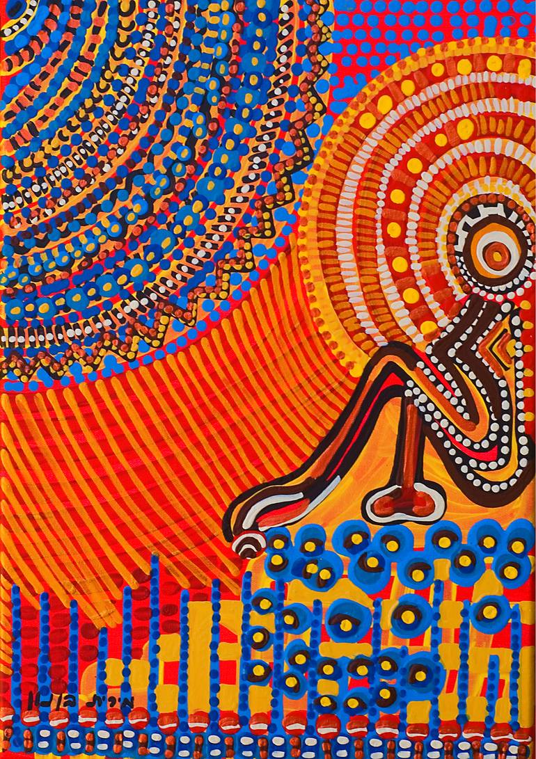 Jewish female israeli modern art Painting by Mirit Ben-Nun | Saatchi Art