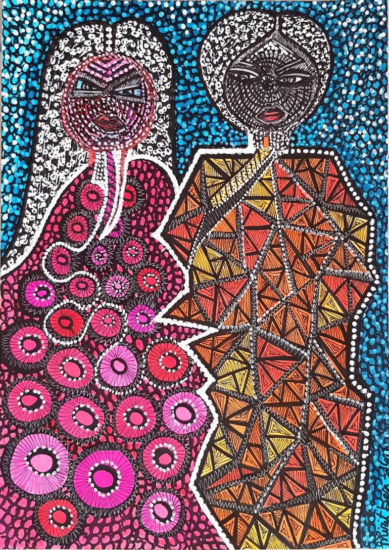 Israeli art Israel modern drawings jewish artist Drawing by Mirit Ben ...