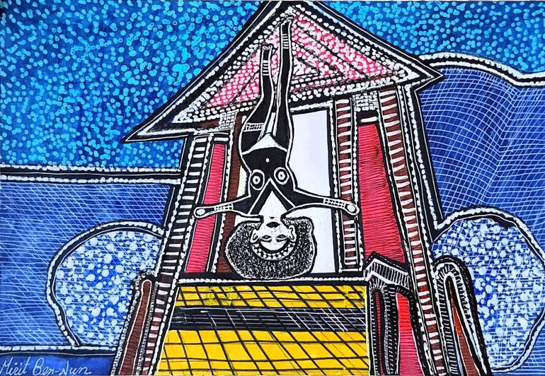 Israeli painter Mirit Ben-Nun original paintings and drawings Painting ...