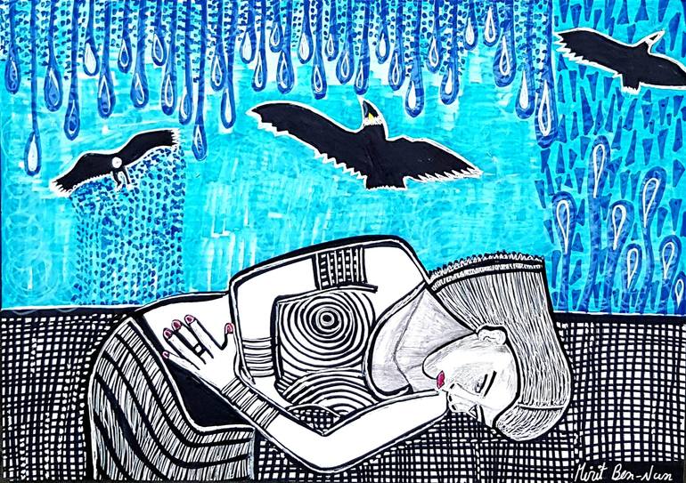 Visual israeli woman painter original paintings and drawings Painting ...