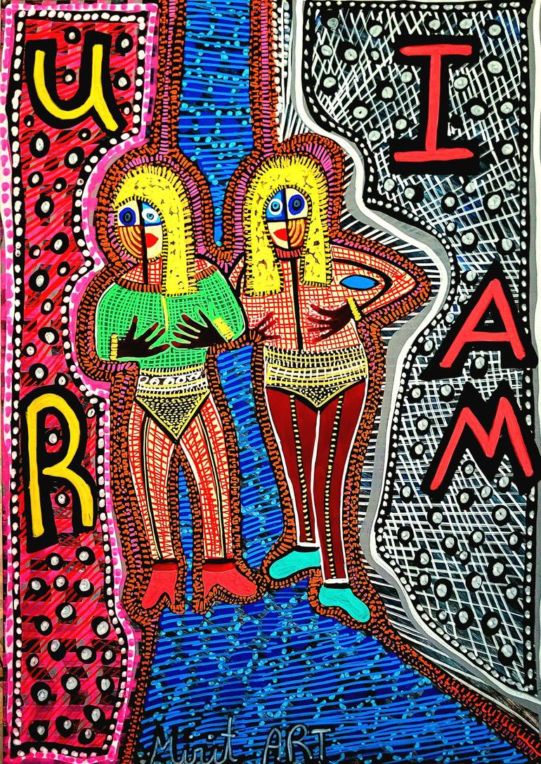 Self taught art from Israel Painting by Mirit Ben-Nun | Saatchi Art
