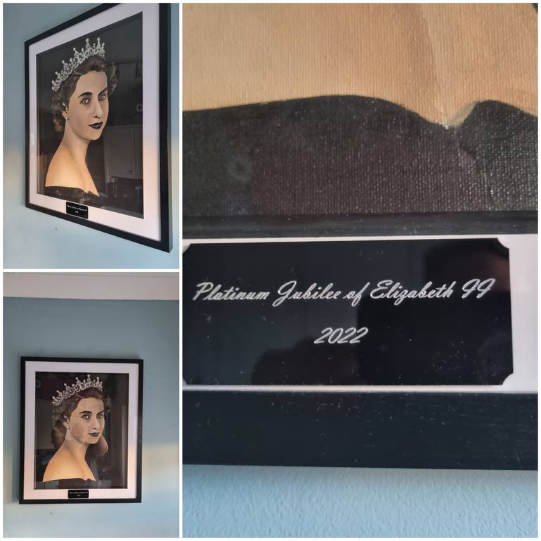 Vintage Queen Victoria Painting by Simon Whitmarsh | Saatchi Art