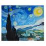 Van Gogh Starry Night Reproduction Painting by Anna Poliakova | Saatchi Art