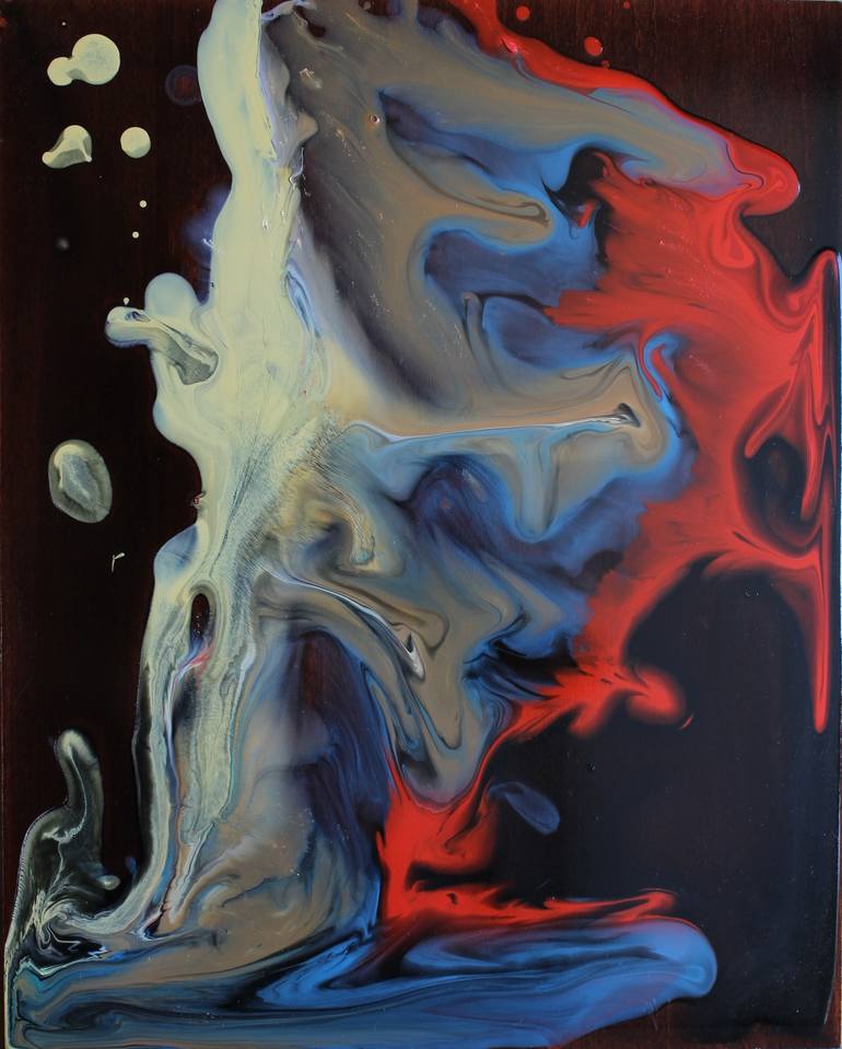 Time Travel Through The Pain Painting by David Samuel Rodriguez ...