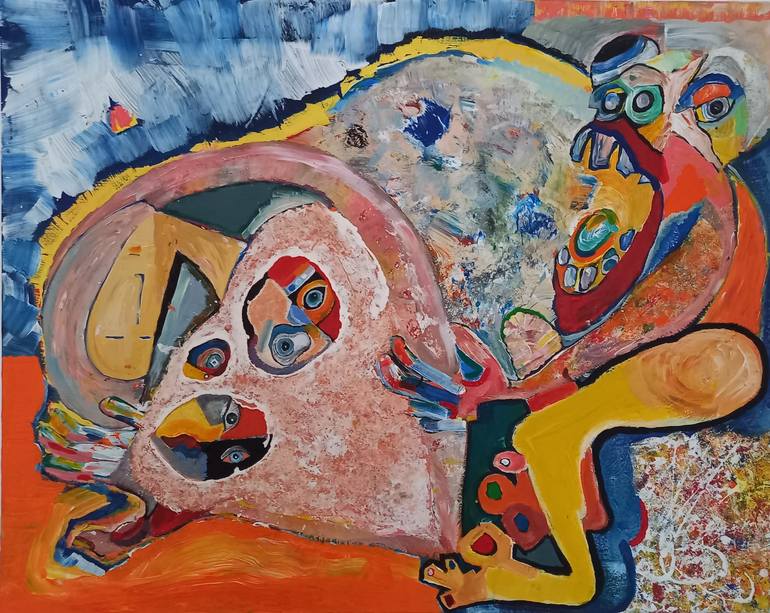 Mother Protector Painting by Aaaaa Vision Club Kolomanvít | Saatchi Art