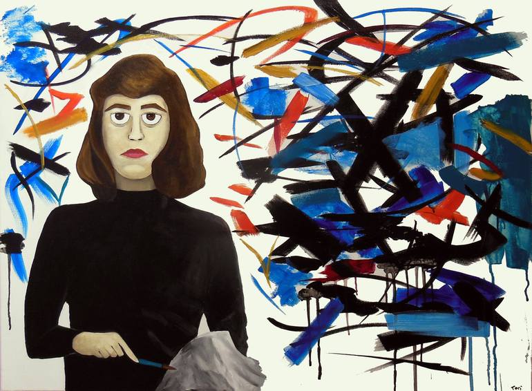 Joan Mitchell Painting by Victoria Fitzgerald | Saatchi Art