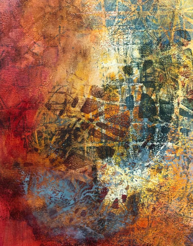 Fraternité Painting by Marie-Claude Fournier | Saatchi Art