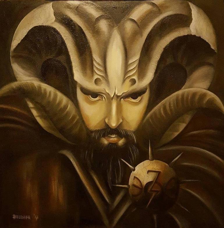 Warlock Painting by Monica Sararu | Saatchi Art
